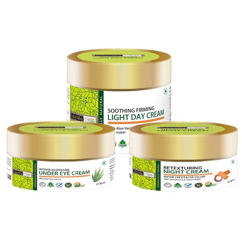 Indus Valley-Day &Night Cream wid Under Eye Cream Combo,Hydrates, Firms ...