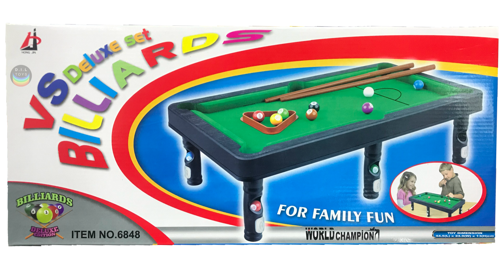 World Champion Pool Kids Snooker Table Pool Set Small and Large for ...