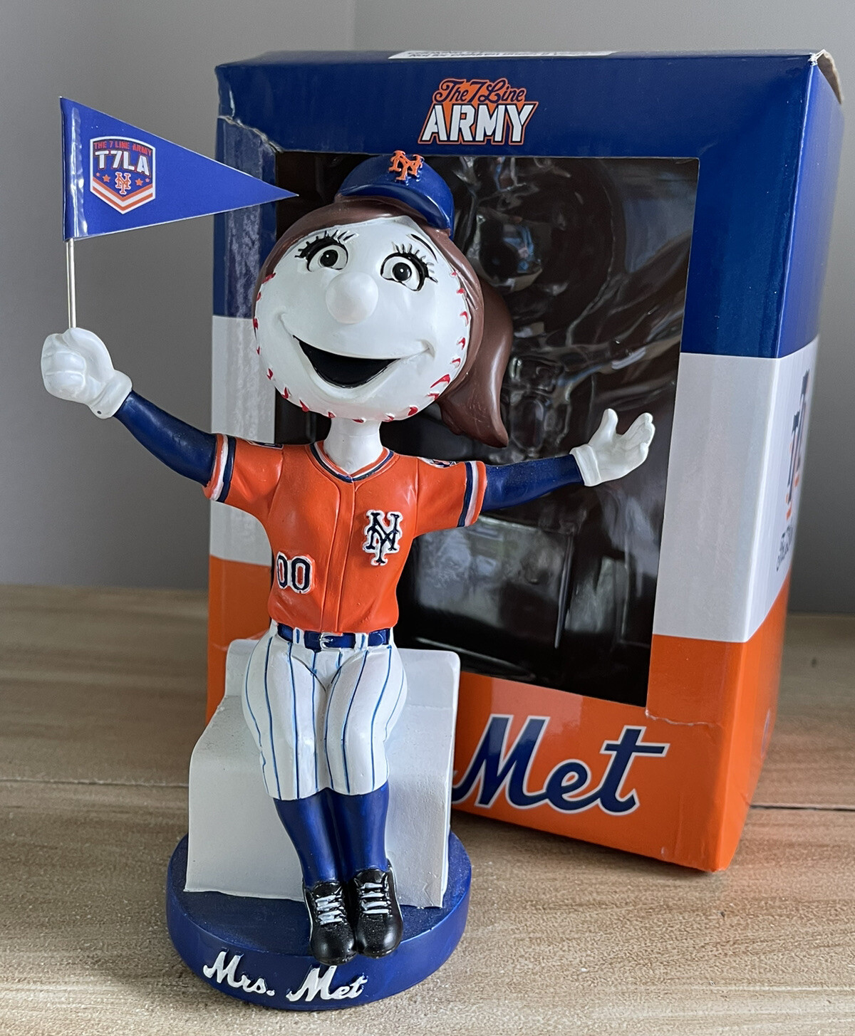 MRS. MET New York Mets 2020 Season SGA The7Line Mascot Bobblehead NIB ...