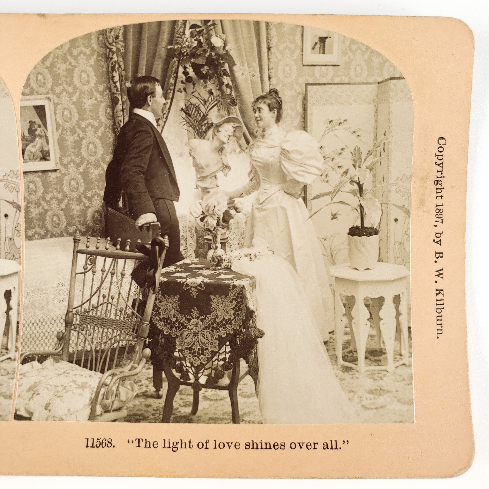 Bridge Groom Marriage Consummation Stereoview c1897 After Wedding ...