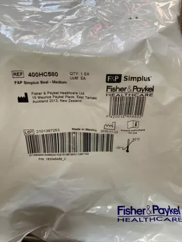 Fisher&Paykel Simplus Cushion Seal Medium F&P NEW 400HC580 M Factory ...
