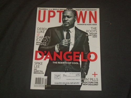 2012 AUGUST/SEPTEMBER UPTOWN MAGAZINE - D'ANGELO COVER - B 1025 | eBay