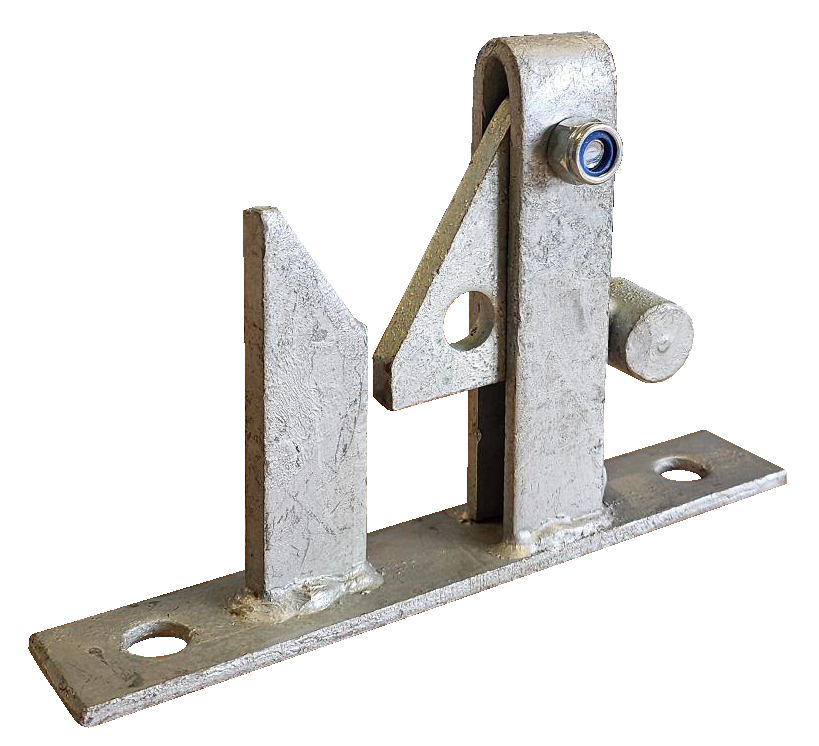 2 x Heavy Duty Galvanised Field Gate Self Locking latch farm livestock ...