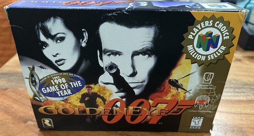 GoldenEye 007 Original Game Nintendo 64 N64 COMPLETE CIB AUTHENTIC ...