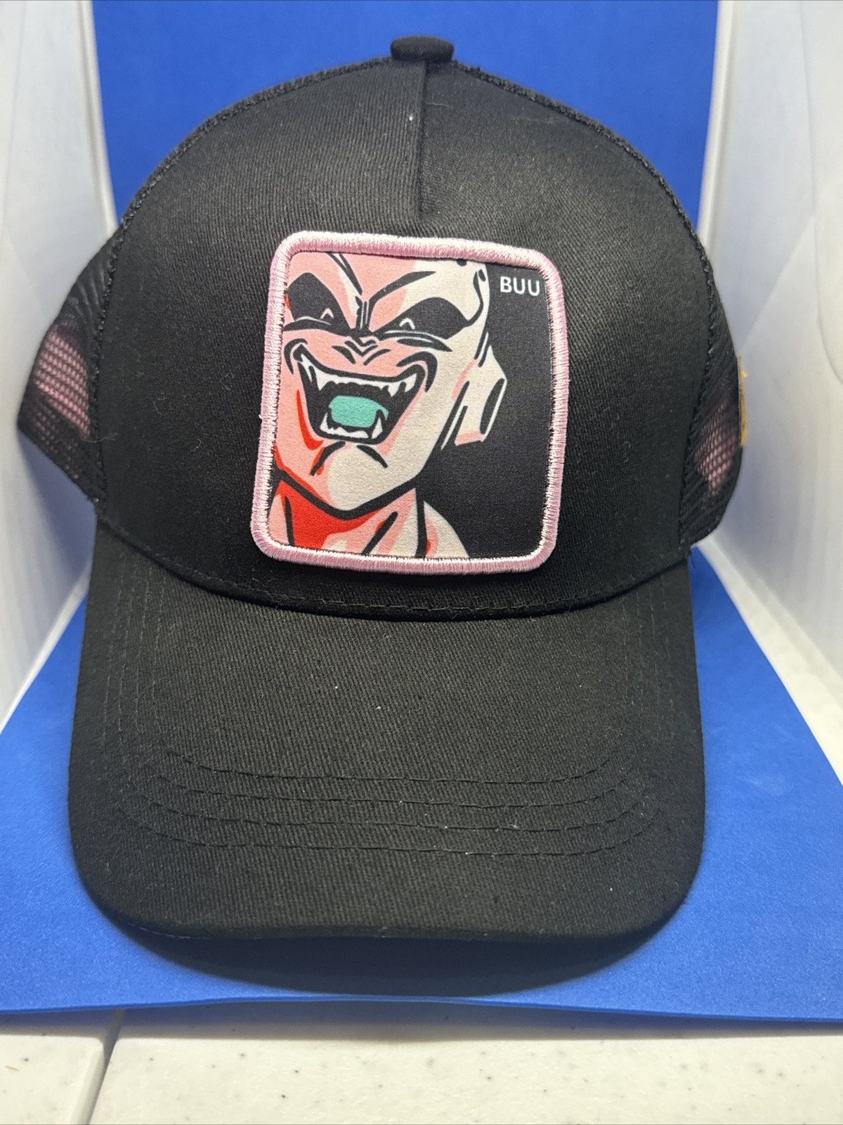 Capslab Kid Buu BUU Dragon Ball Trucker Snapback Baseball Hat Cap Black