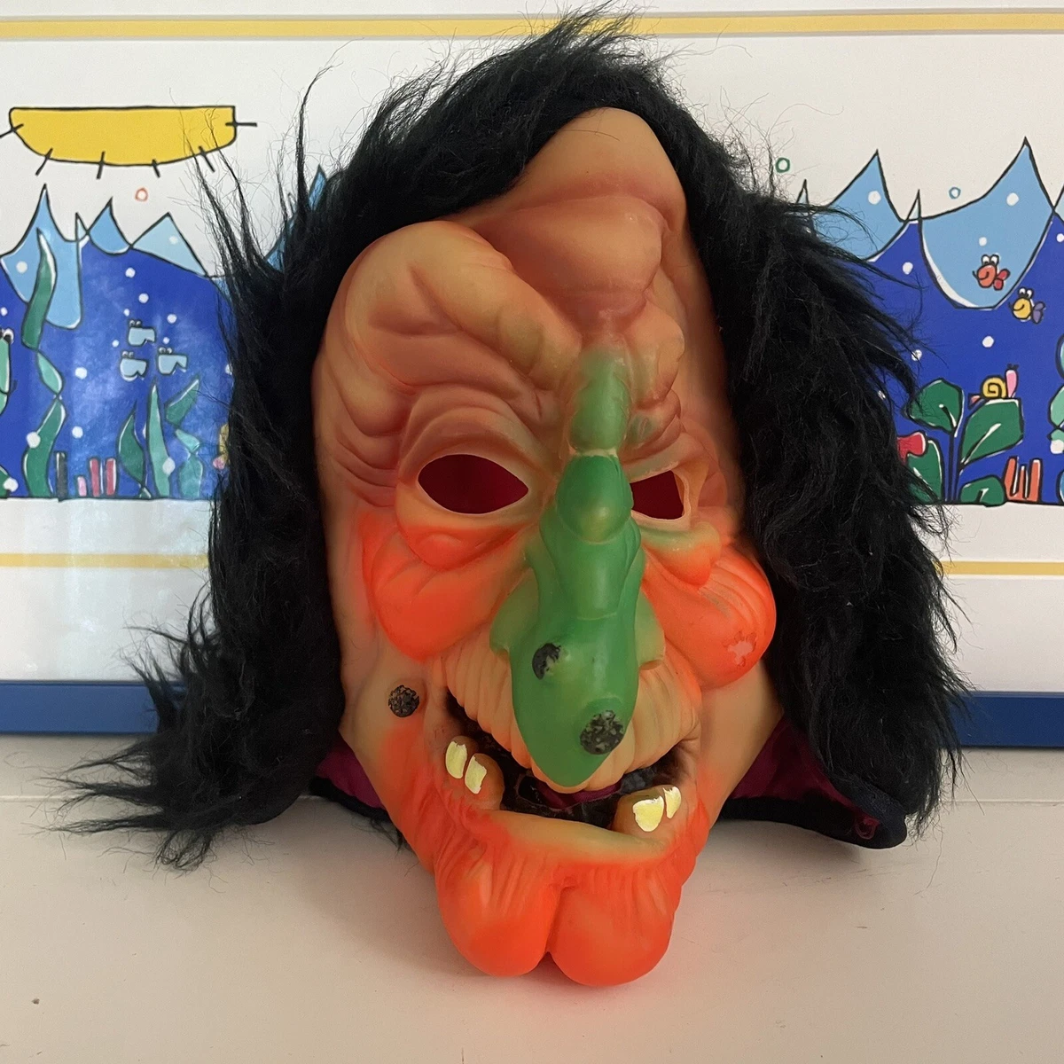 Vintage Halloween Witch Mask