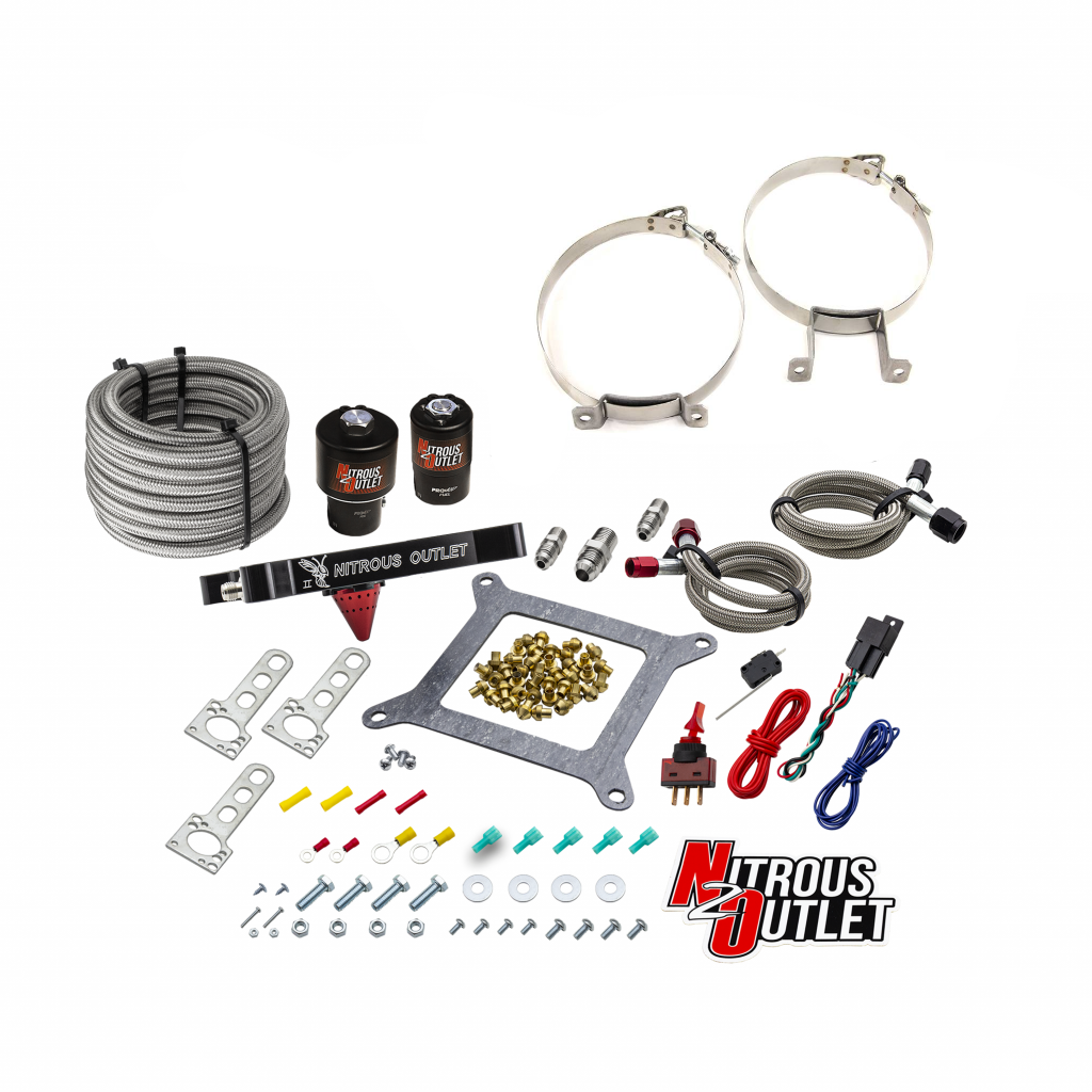 00-10602-00 Nitrous Outlet Stinger 2 Race Wet 4150 Nitrous Plate Kit ...