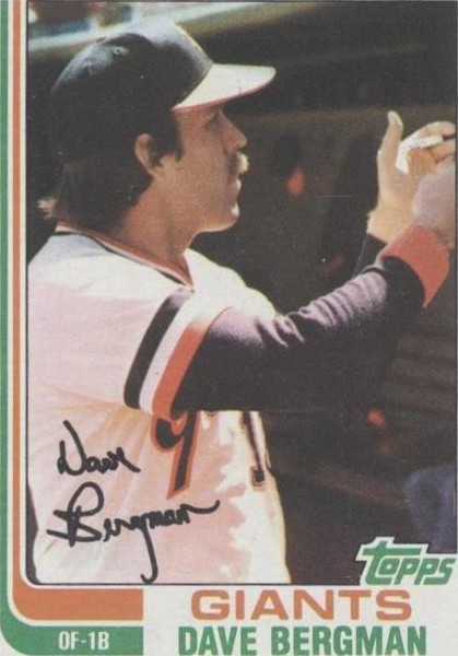 1982 Topps - #498 Dave Bergman for sale online | eBay