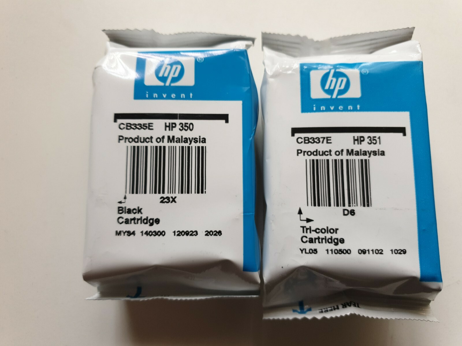 HP 350 & HP 351 Ink Cartridges CB335E CB337E, Genuine Original | eBay