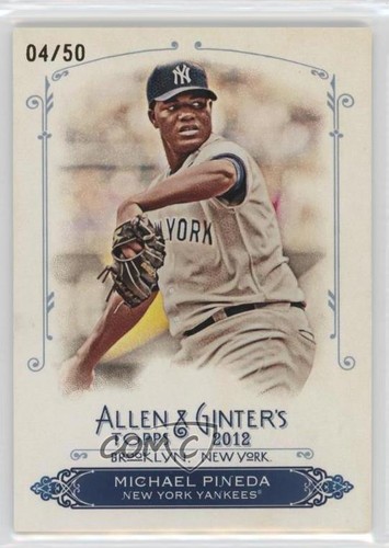 2012 Topps Allen & Ginter's - Rip Cards Ripped #RC6 Michael Pineda /50 ...