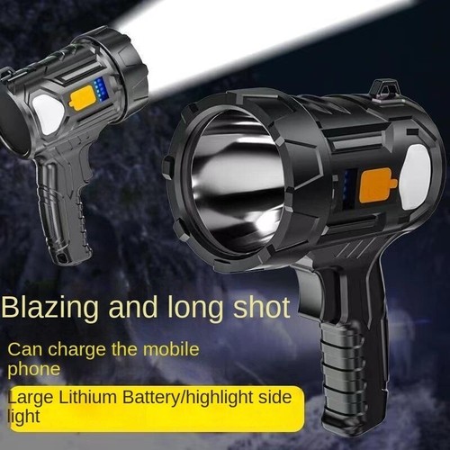 Super Bright Solar LED Flashlight USB Charging Tactical Work Light ...
