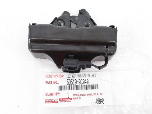 Genuine OEM Toyota Lexus 53510-0C040 Hood Lock Latch Assembly | eBay