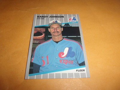 1989 Fleer Baseball RANDY JOHNSON Rookie Baseball Card #381 | eBay