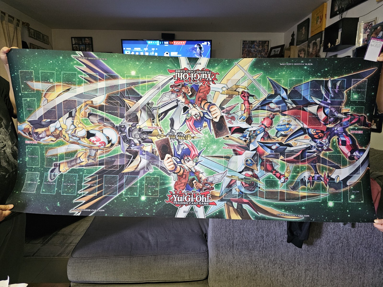 OTS Official Zexal 6ft Yu-Gi-Oh! Yugioh 4 Player Playmat SEALED New In ...