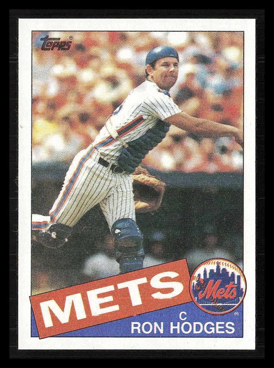Ron Hodges 1985 Topps #363 New York Mets | eBay