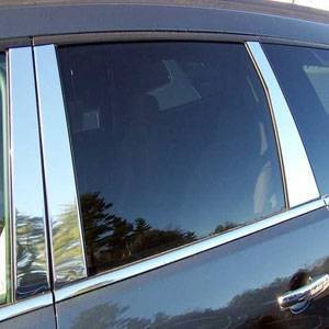 Black Horse Pillar Post Trims Chrome fit 2009-2016 Chevrolet Traverse ...