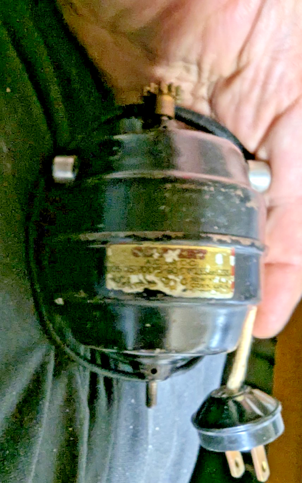 WORKING 56-G MOTOR A.C. GILBERT ERECTOR with ORIGINAL cord AND PLUG CW ...
