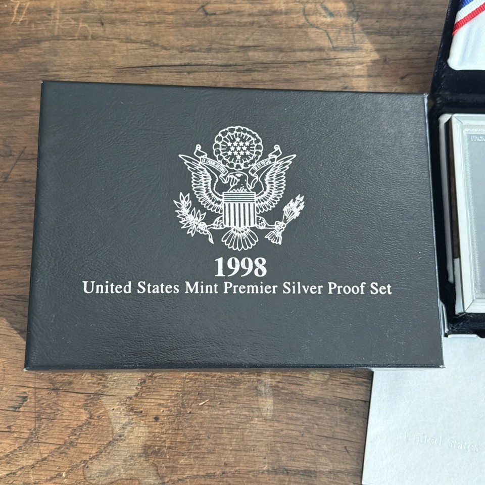 1998 U.S. Mint Premier Silver Proof Set 🇺🇸 | eBay