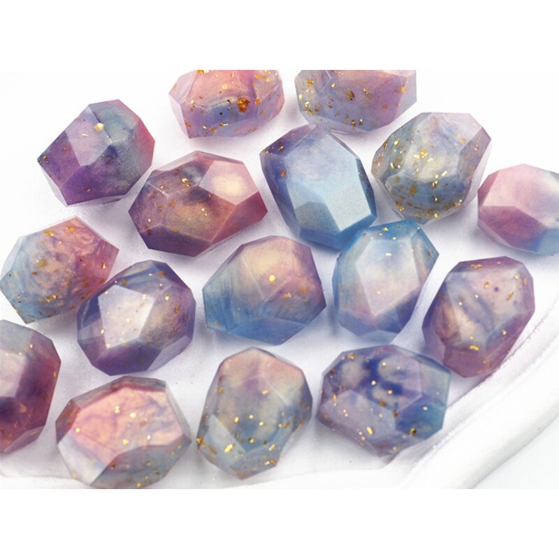 Irregular Geometric Section Crystal Ore Epoxy Resin Mold Stones ...