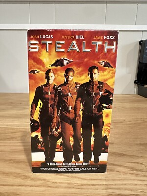 Stealth RARE PROMOTIONAL COPY (VHS 2005) Jessica Biel - Jamie Foxx ...