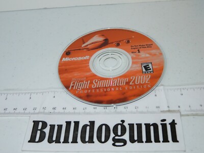 Microsoft Flight Simulator 2002 Professional Edition Disc 1 Only ...