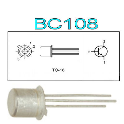 Composants électroniques PME, artisans et agriculteurs 10Pcs PNP BC108 ...