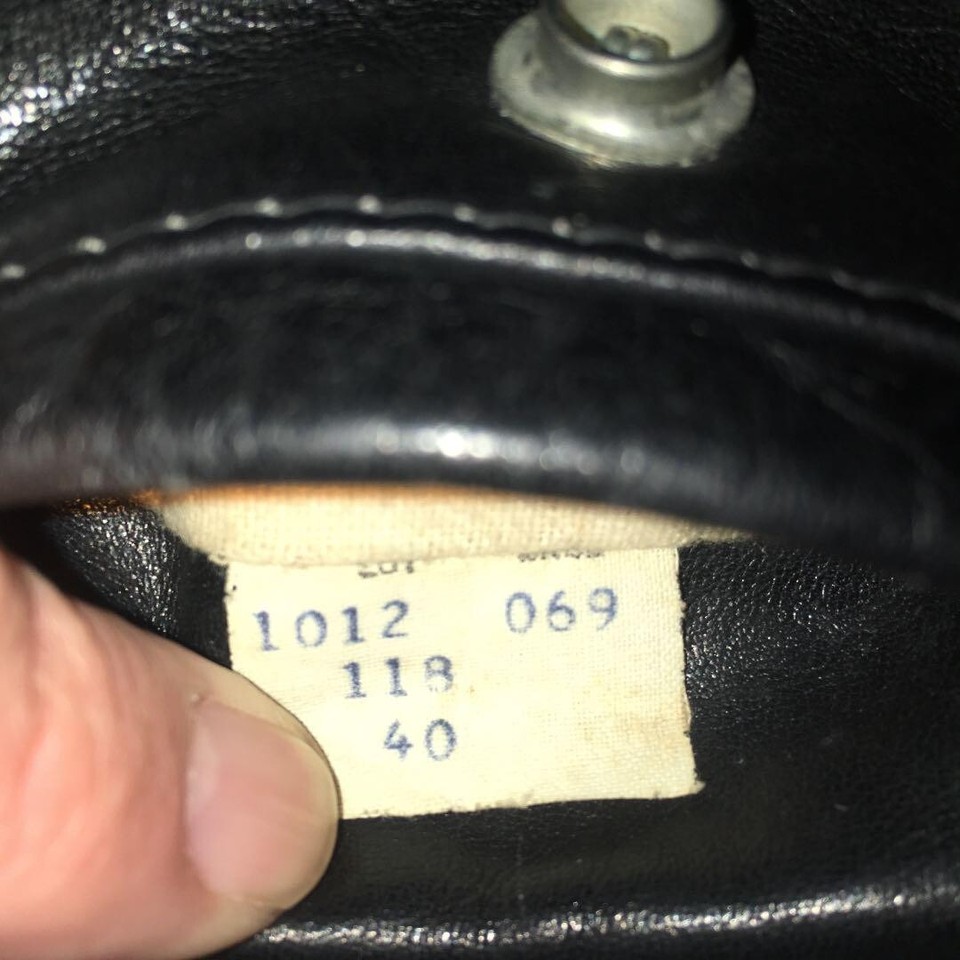 SCHOTT NYC 118 40 Classic Perfecto Leather Motorcycle Jacket BLACK Auth ...