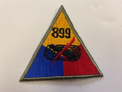 F0157 Repro WW2 US Army Armored Tank Battalion Triangle 899th IR44D | eBay