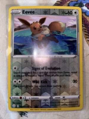 2021 Pokemon 52/72 EEVEE Reverse Holo Shining Fates pack fresh NM/MT | eBay