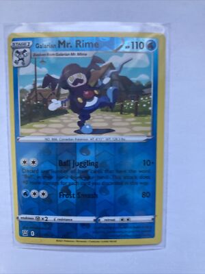 Galarian Mr. Rime 35/163 Battle Styles Reverse Holo Pokemon Card TCG ...