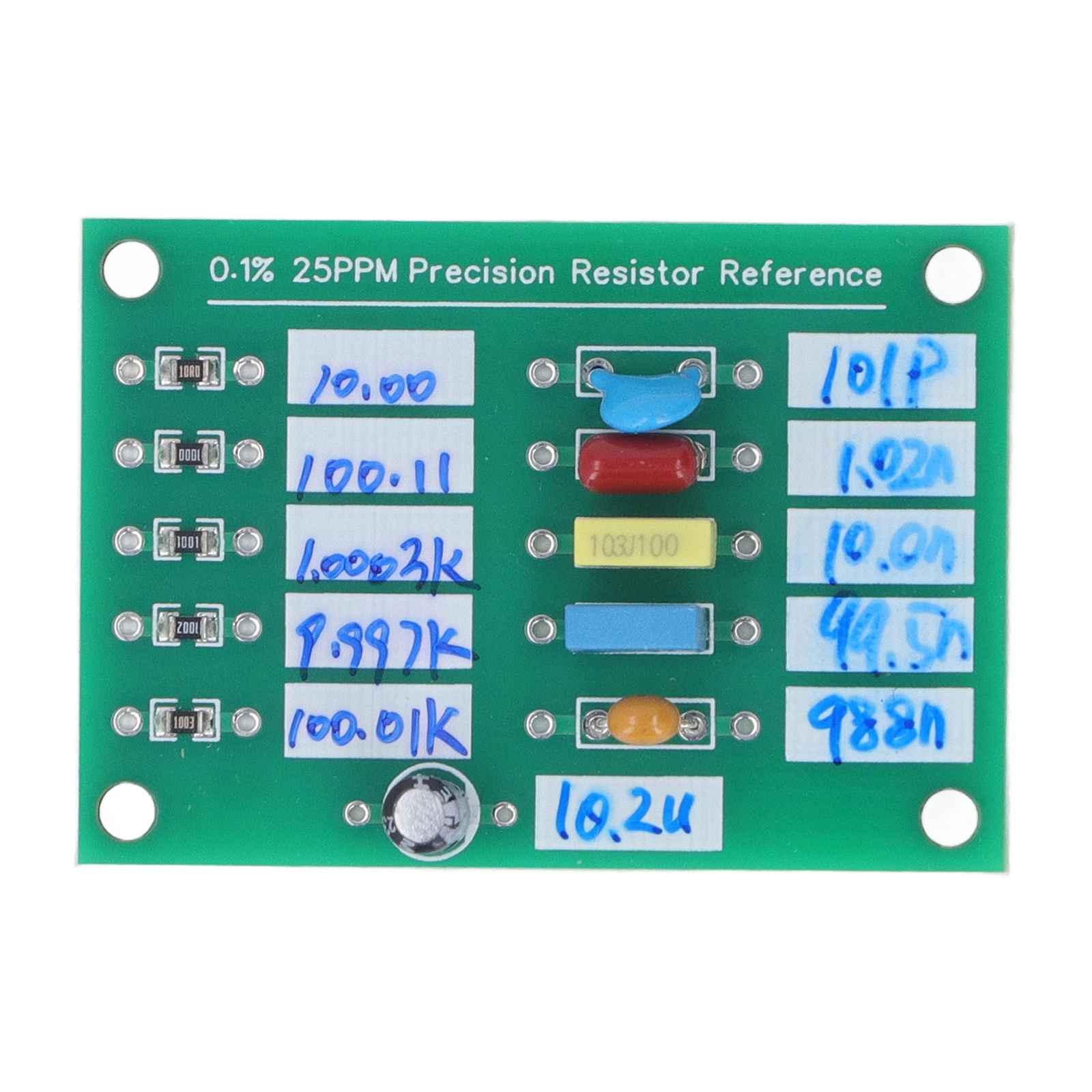 Resistor Standard Board High Accuracy Resistance Reference Plate For ...