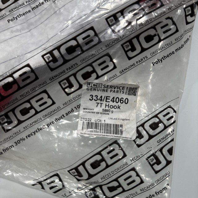 JCB 334/E4060 7 Ton Safety Swivel Hook for sale online | eBay