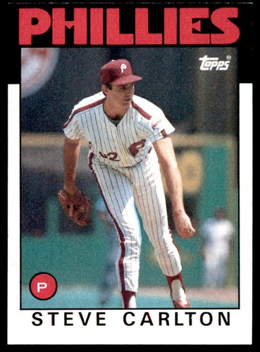1986 Topps #120 Steve Carlton HOF (surface scratch) | eBay