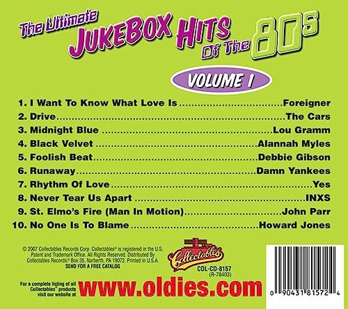 Ultimate Jukebox Hits of the 80s, Volume 1 90431815724| eBay