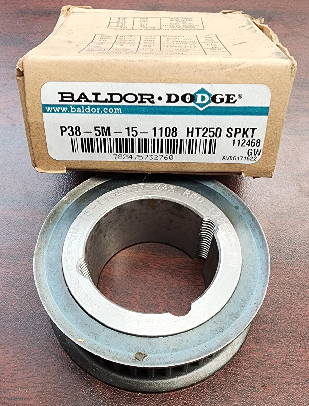 DODGE BALDOR P38-5M-15-1108 HT250 Drive Sprocket 112468 | eBay