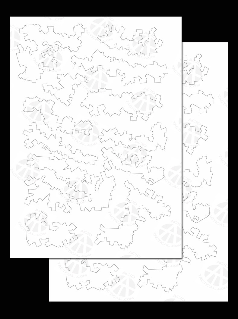 Digital Camo Stencils For Guns