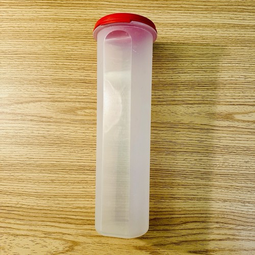 VTG Retro Tupperware 1661-8 Round Spaghetti Keeper Container 1607-1 Red ...