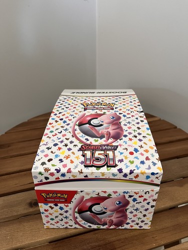 Pokemon TCG 151 Booster Bundle Display Case 10 Booster Bundle Unsealed ...
