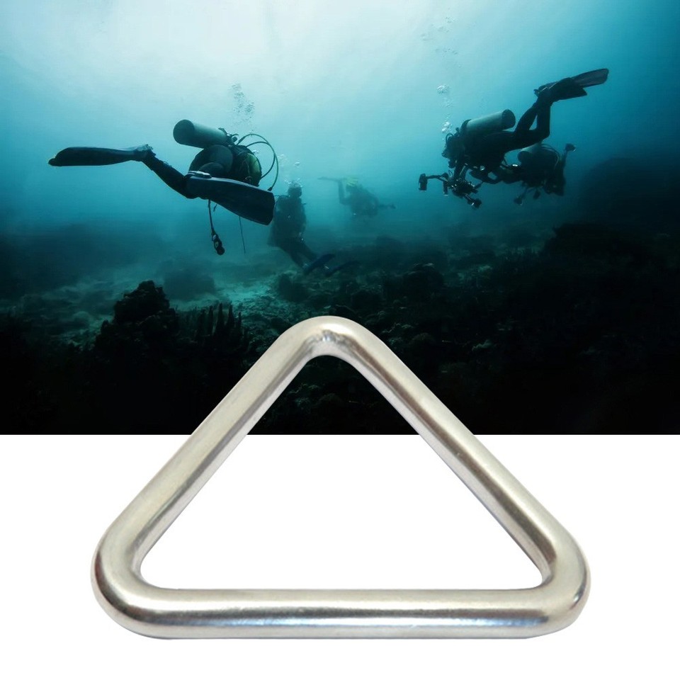 Triangle Hook in 316 Stainless Steel Perfect for Diving and Outdoor Use ...