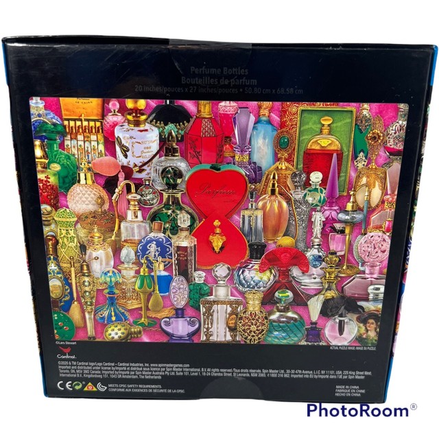 Cardinal Perfume Parfum Vtg Victorian Bottles 1000 PC Puzzle FASTSHIP ...