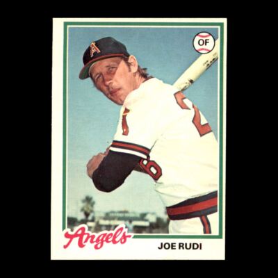 Joe Rudi 1978 O-Pee-Chee California Angels #28 Set Break NICE! | eBay