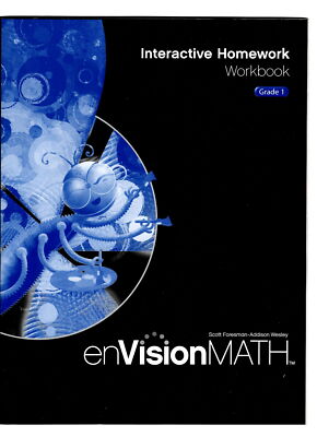 Envisionmath Interactive Homework Workbook Grade 1 By Pearson 5 | eBay