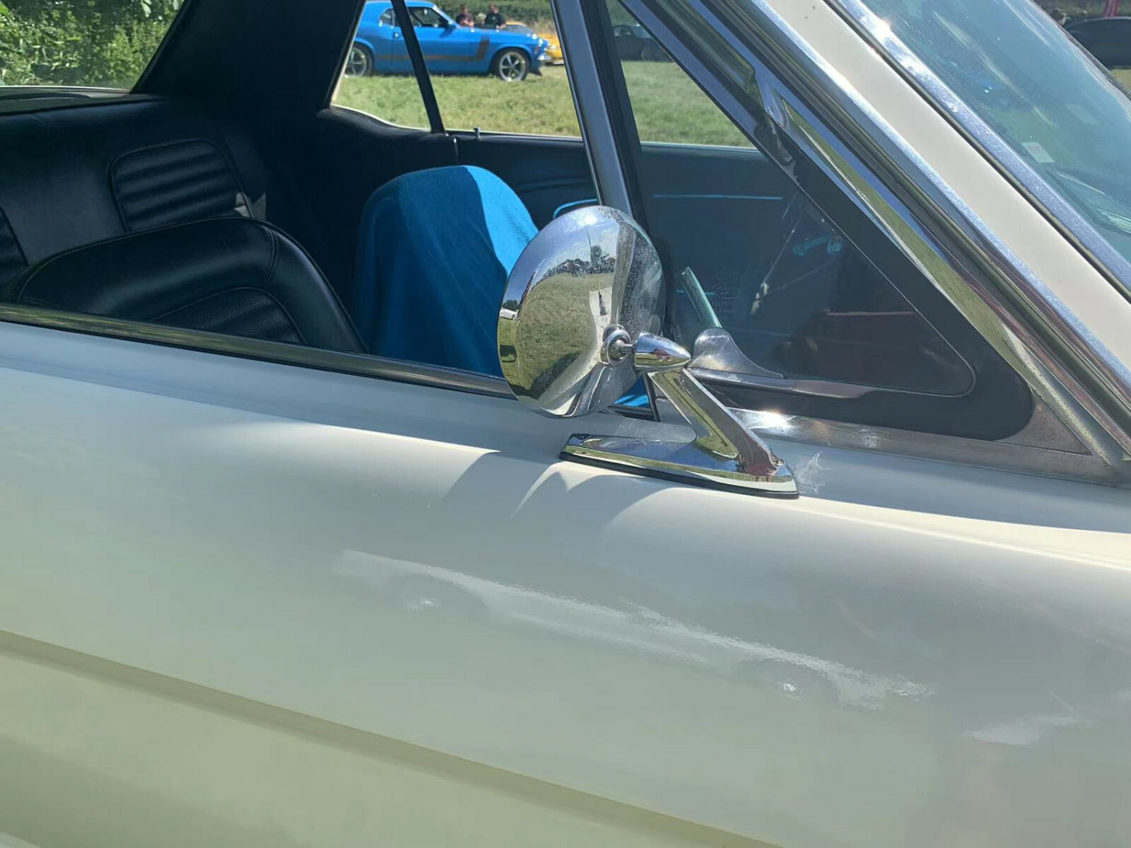 1 Pair UNIVERSAL 4 3/4" ROUND Classic CAR Side View Mirror Door Wing ...