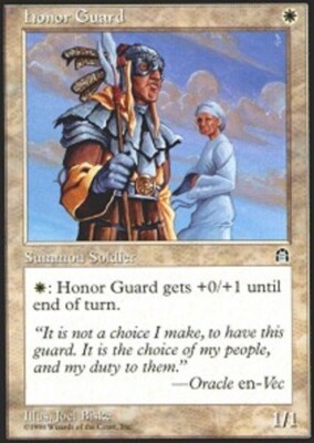 Moderate Play, English MTG Regular Honor Guard Stronghold Magic the ...