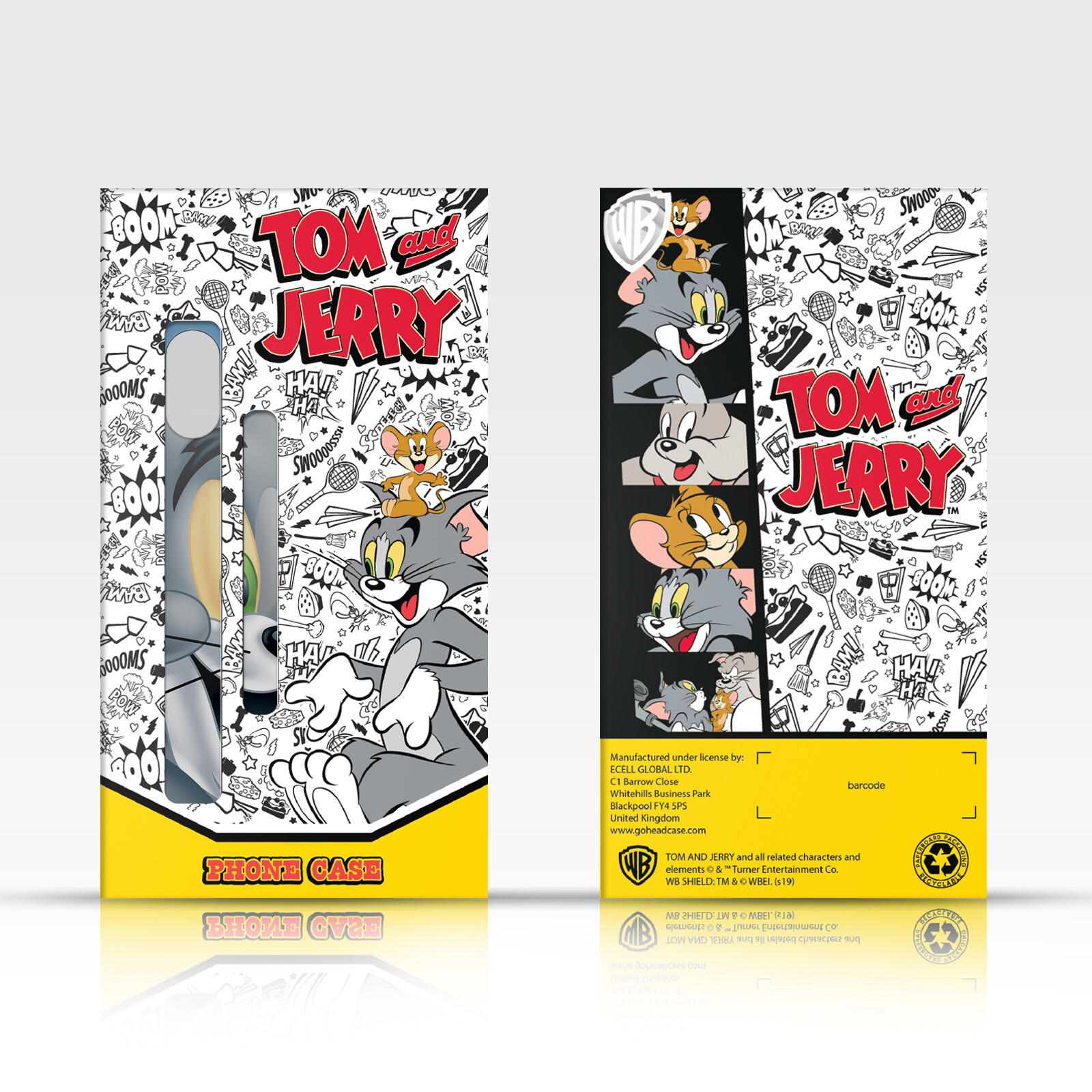 OFFICIAL TOM AND JERRY RETRO GEL CASE COMPATIBLE WITH SAMSUNG PHONES ...