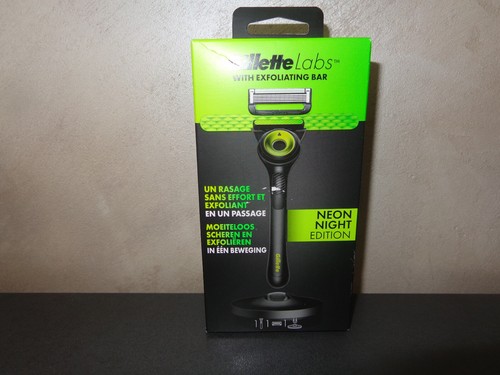 Rasoir Gillette Labs 5 lames avec barre exfoliante Edition Néon Night ...