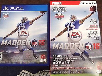 PS4 Madden NFL 16 (Sony PlayStation 4 2016) Game & Official Guide ...