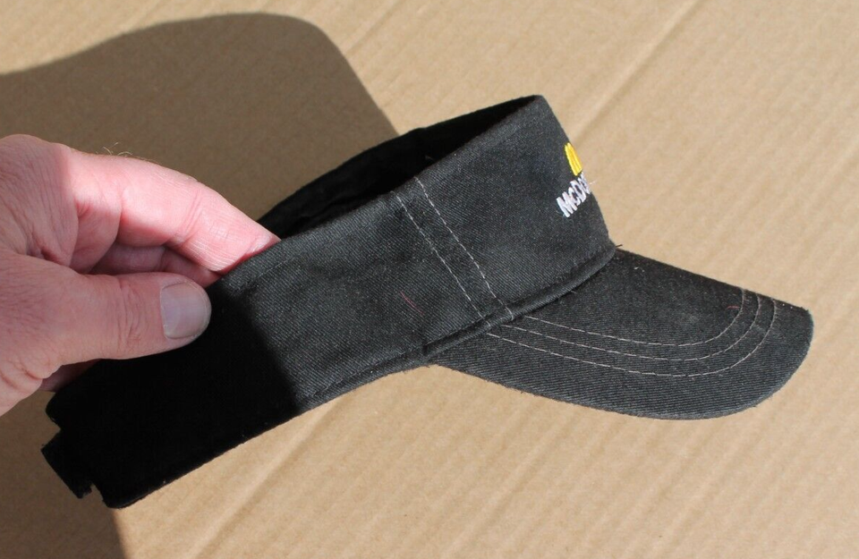 Vintage Crest Uniform McDonald's Employee Cap Adult Black Adjustable ...