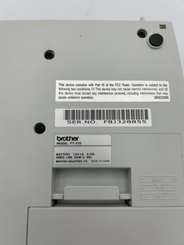 BROTHER P-touch Extra Thermal Labeling System PT-310 Tested w/Case ...