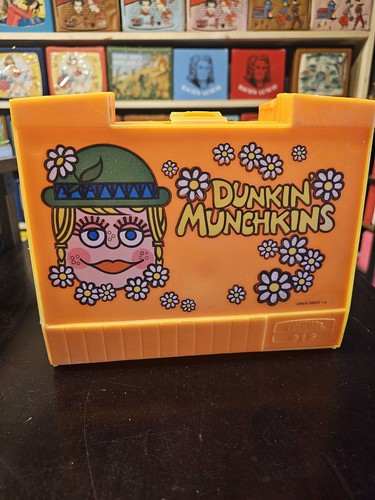 Dunkin Munchkins Plastic Lunchbox HTF 1970s | eBay